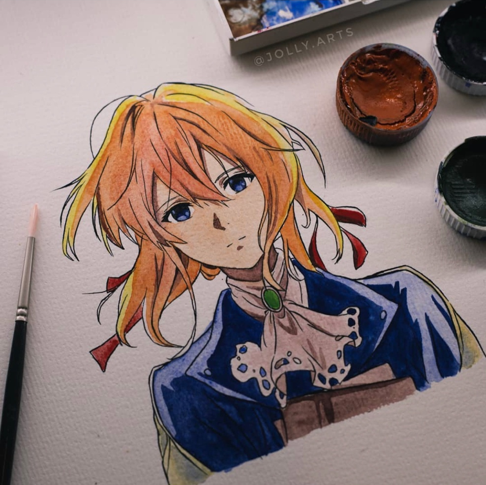 The use of language in VIOLET EVERGARDEN - The Basement